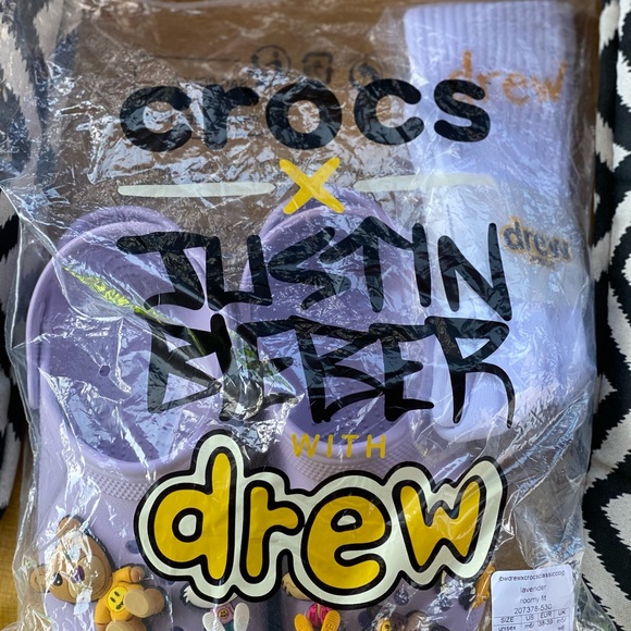 CROCS | Shoes | Crocs X Justin Bieber Drew Lavender New 5m 8w | Poshmark